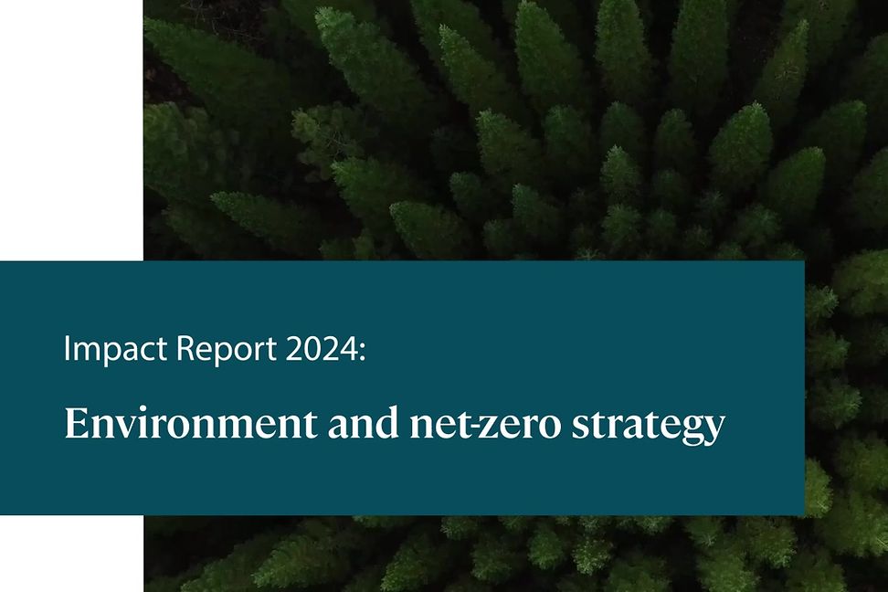 2024 Impact Report: Environment and net-zero strategy | LGT